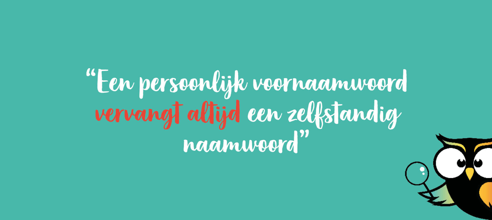 Wat is een persoonlijk voornaamwoord? Uitleg en werkbladen (PDF)