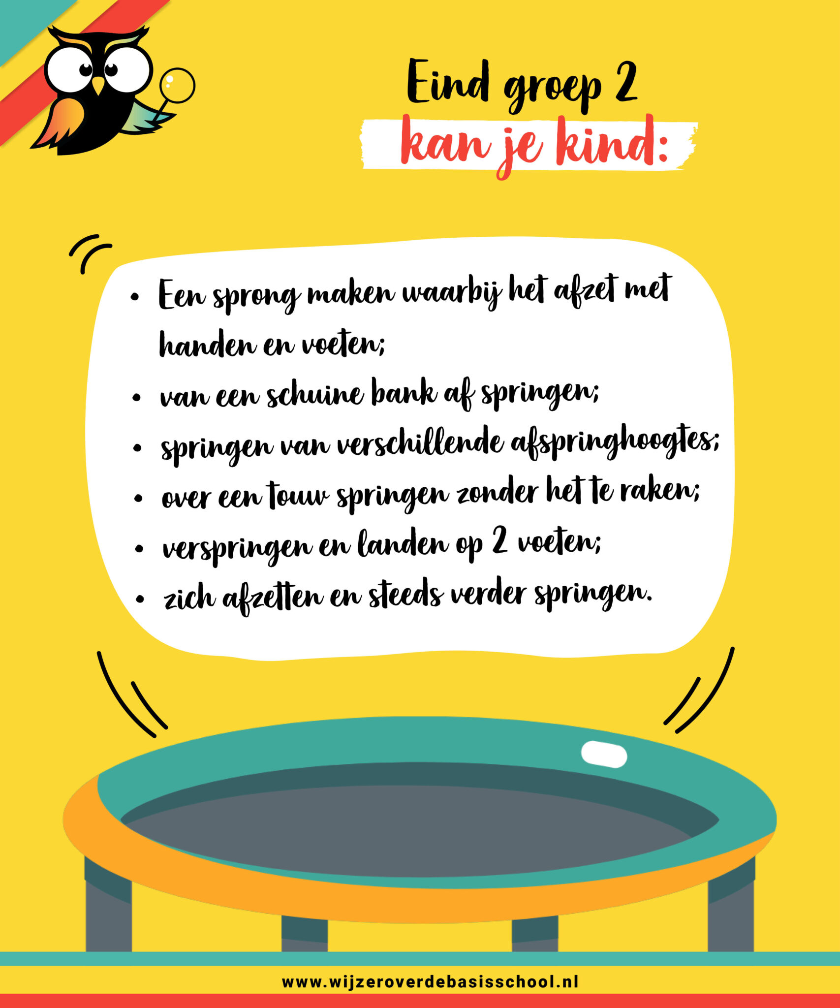 Wat moet een kind kunnen eind groep 2?