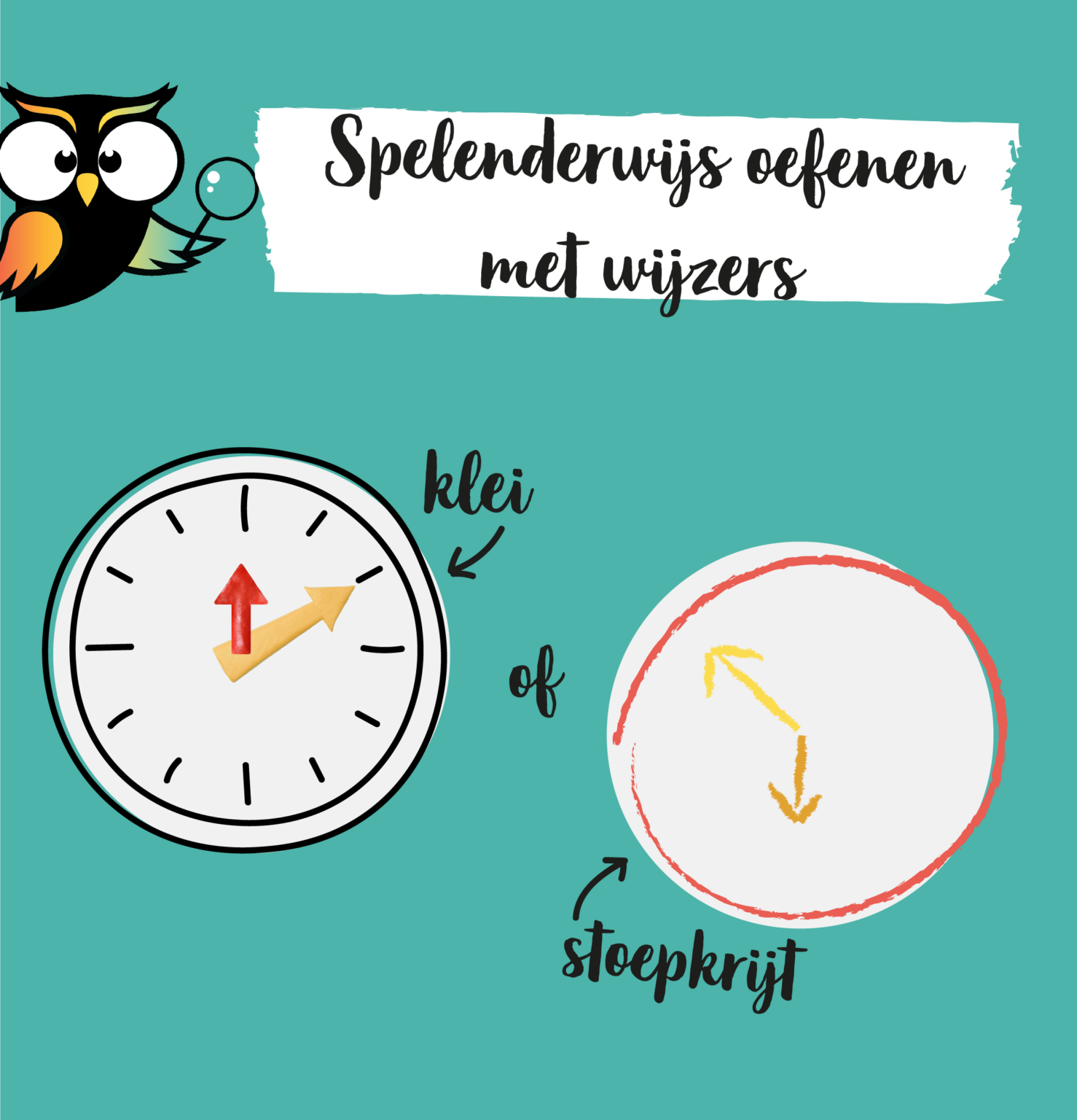 Leren klokkijken in groep 3 (uitleg)