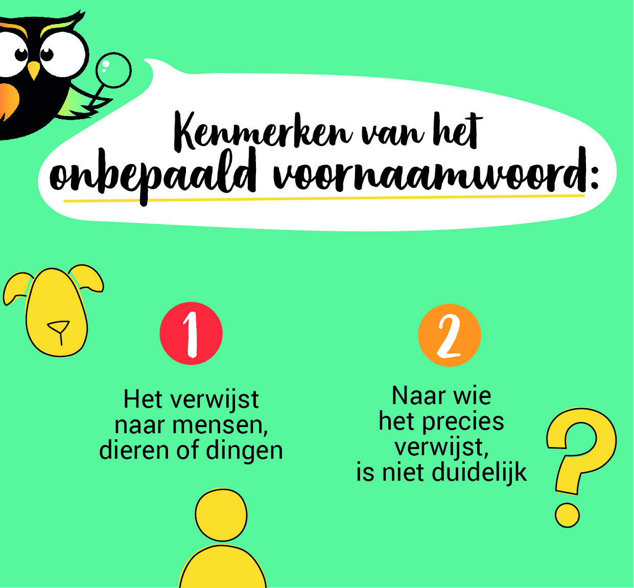 Alles over het onbepaald voornaamwoord (incl. oefeningen!)