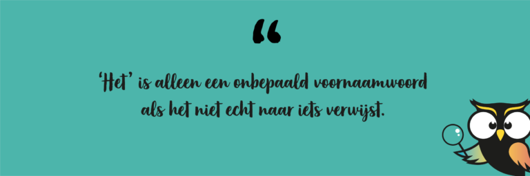 Alles over het onbepaald voornaamwoord (incl. oefeningen!)