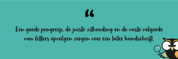 Netjes leren schrijven
