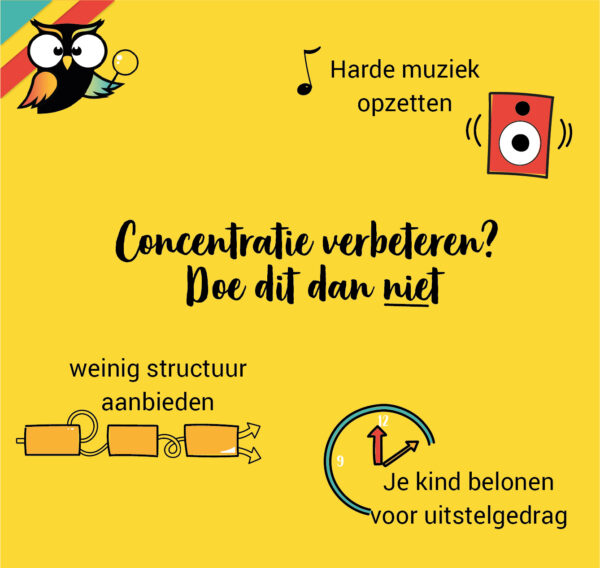 Met deze concentratie-tips kan je kind zich beter concentreren