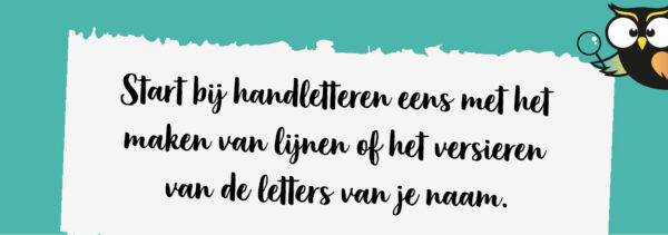 Op zoek naar een leuke activiteit? Ga thuis handletteren!